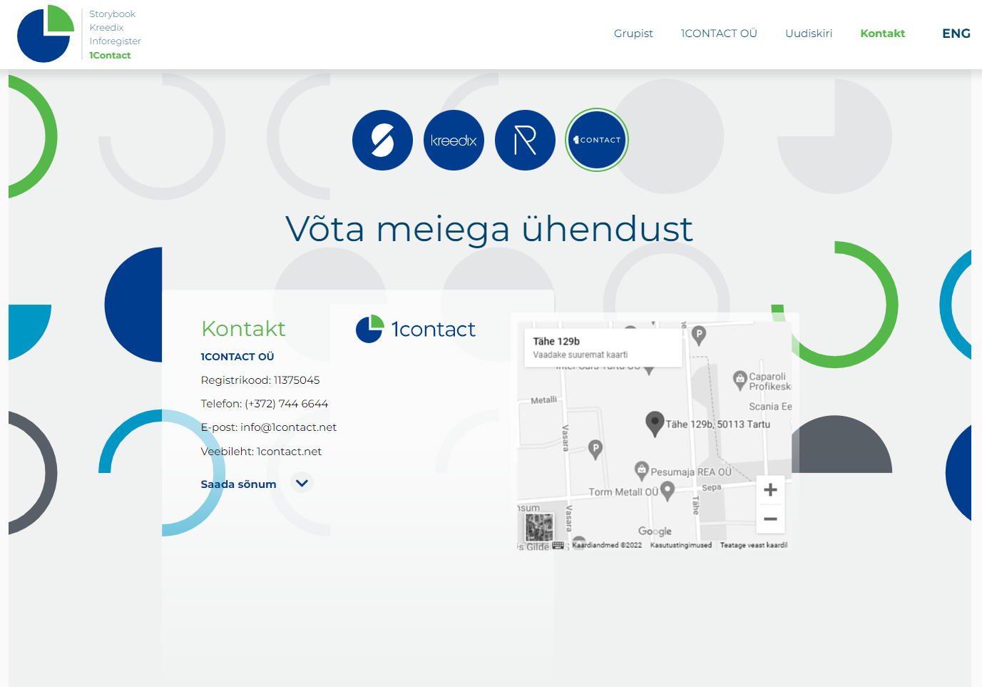 1CONTACT OÜ kontakt | Võta meiega ühendust